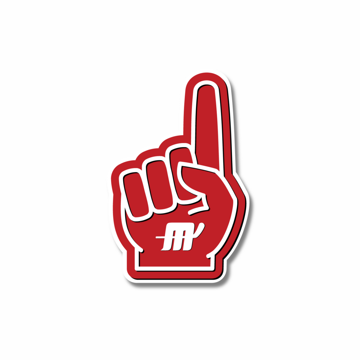 AMA Foam Finger Sticker – Any Mission Anywhere